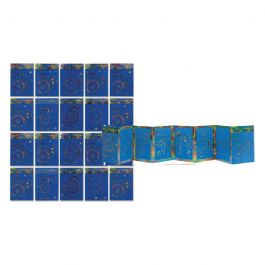 8-IN-1 LASER RAINBOW SCRATCH CARDS 20’S